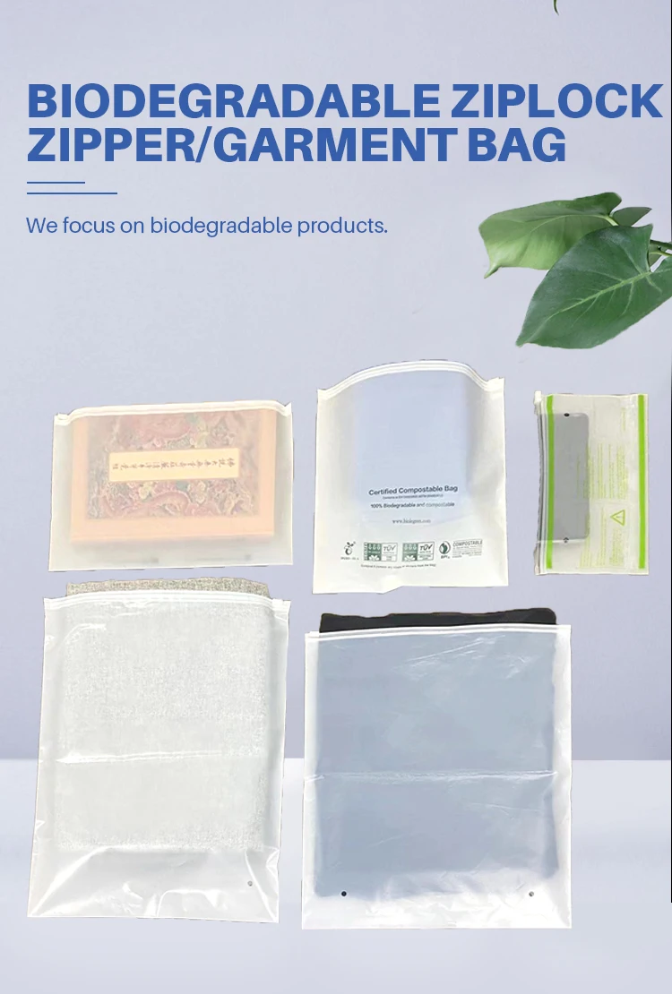 Custom Print Pla Pbat Cornstarch 100 Compost Biodegradable Ziplock Zipper Self Seal Frost Matte ...