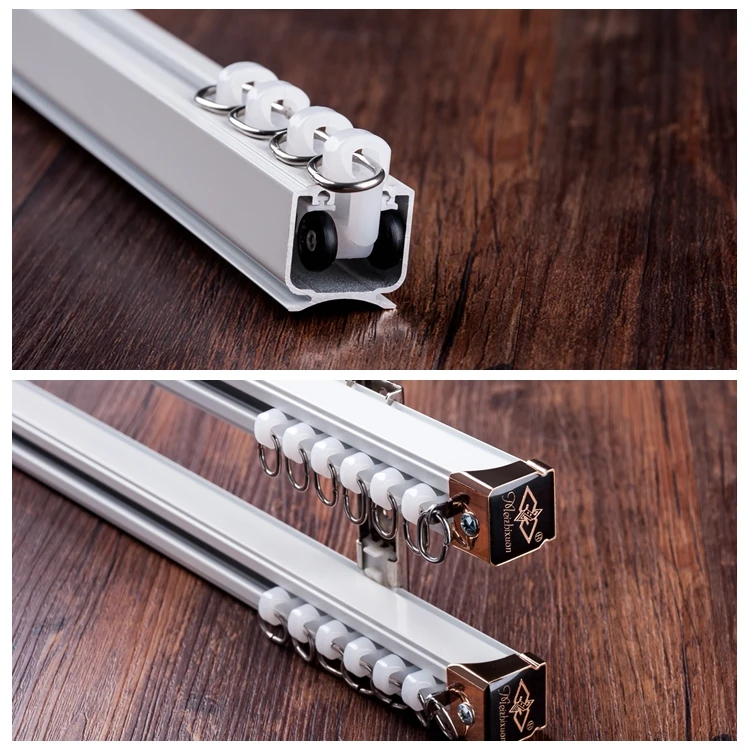 IKSUN White square Ceiling Track Curtain Rails Curtains Track| Alibaba.com