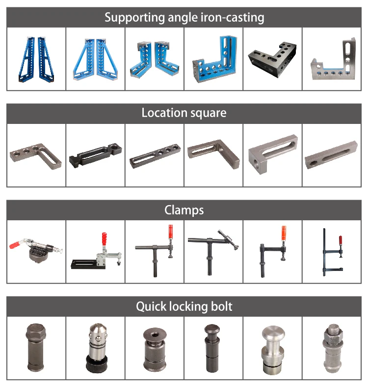 High Quality 3D Welding Table Fixture Clamps - Adjustable & Durable