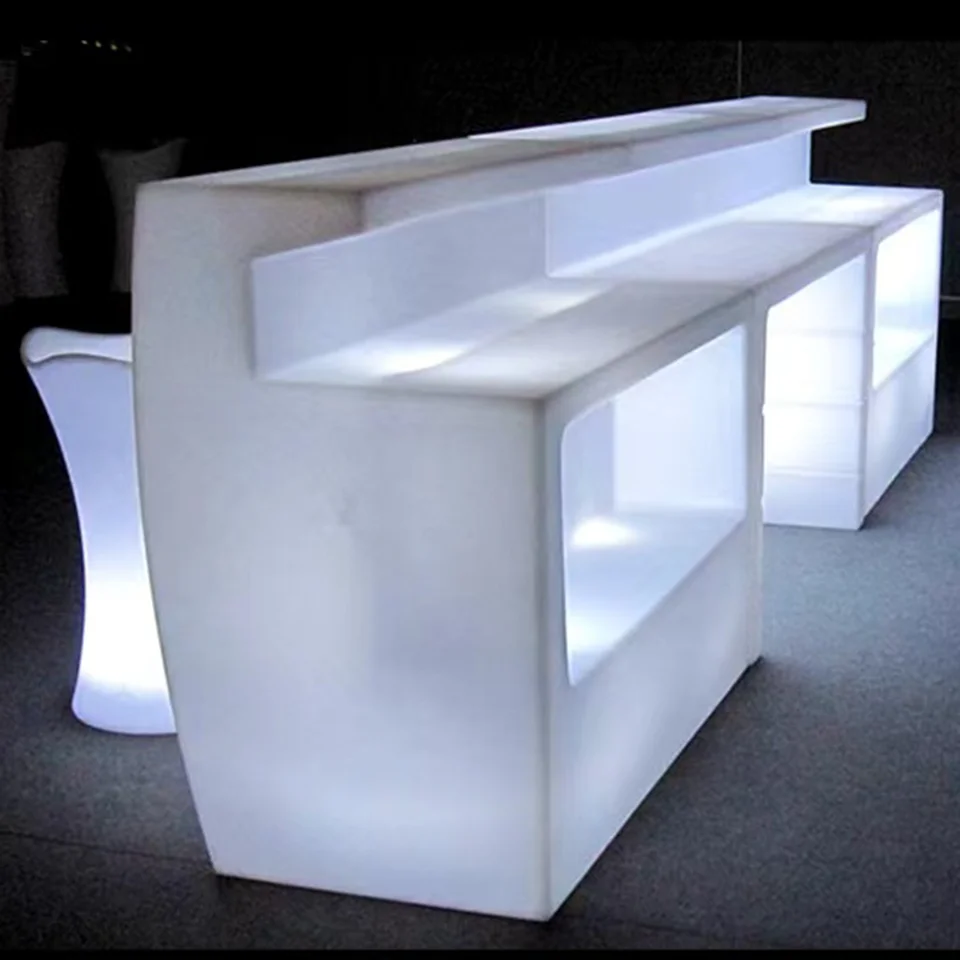 Night Club Lighting Bar - Glowing Illuminated LED Light Table