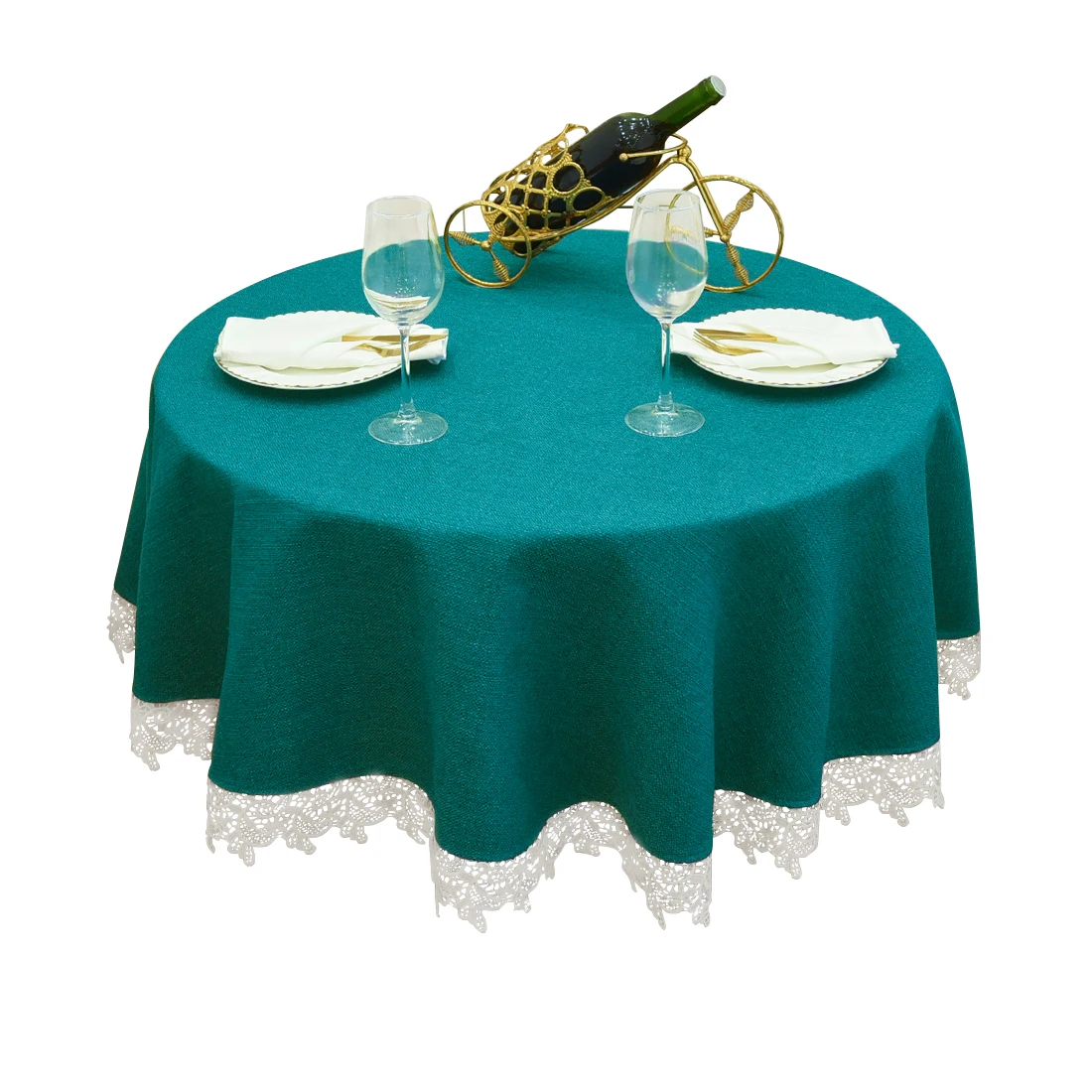 320gsm Buffet Table Parties Round Wedding Tablecloth - Buy Round ...