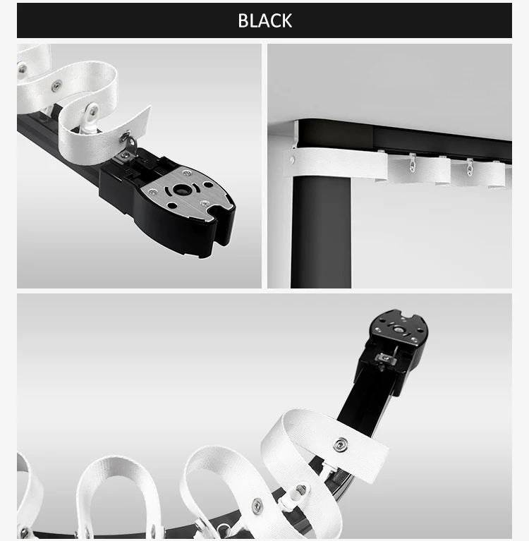 Automatic Ripple Fold Curtain Track Best Selling Super Smooth Modern S ...