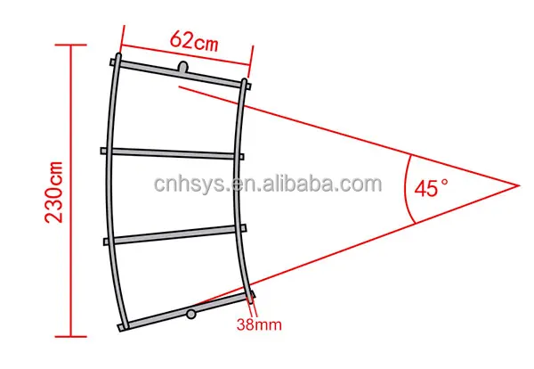 Heavy Duty Straight Foldable Steel Camera Dolly Track Rail