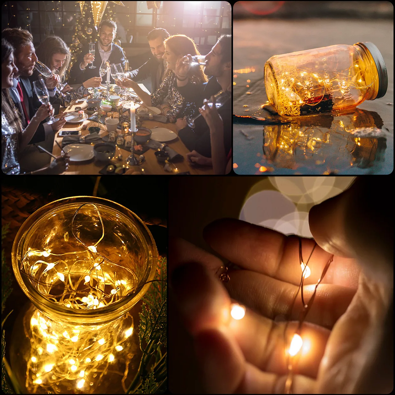 Fairy String Lights Battery Operated Mini LED Starry Lights String ...