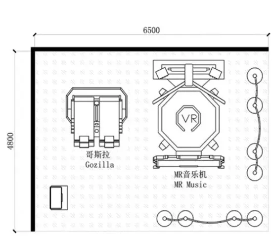580 square Meters Professional VR Solution 9D VR Experience Hall for ...
