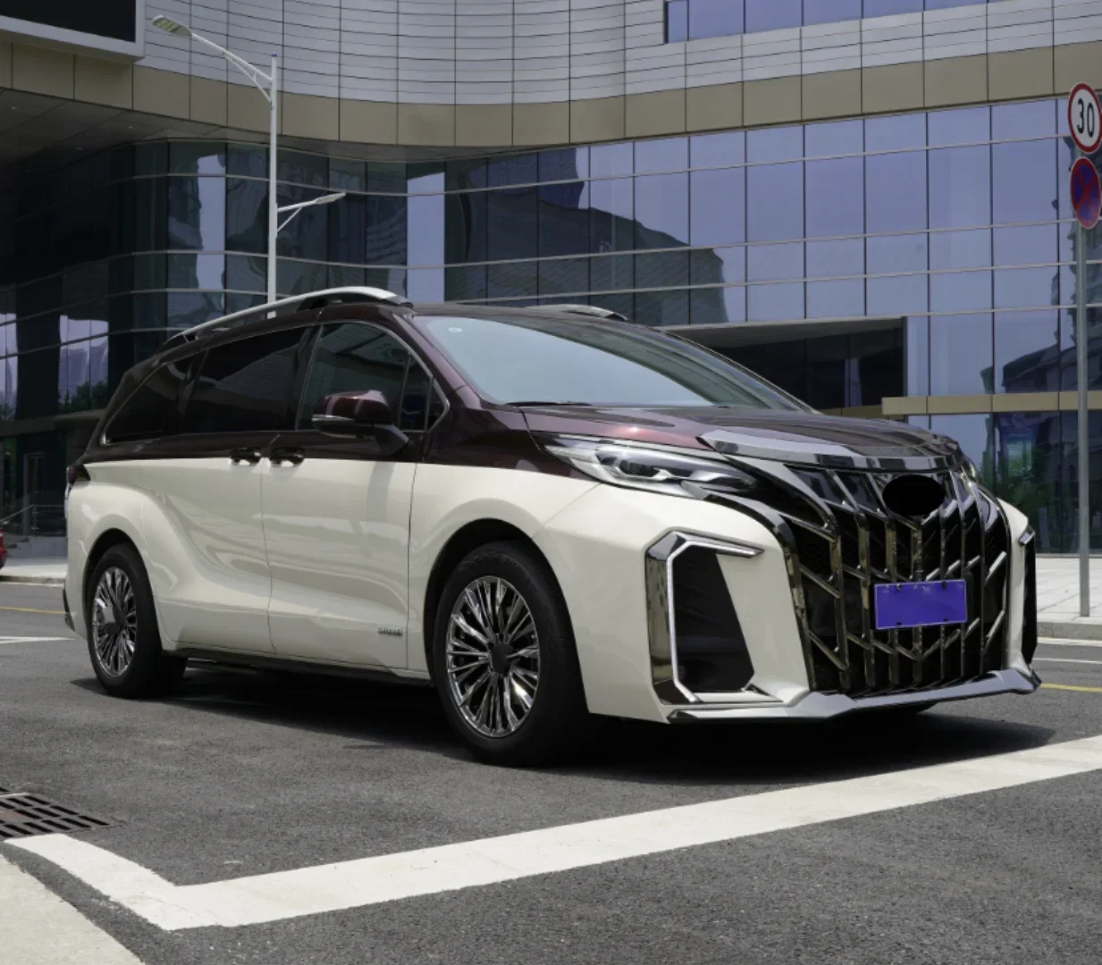 Body Kit Front Rear Bumper Grill Trim Assembly For Toyota Sienna 2021 ...