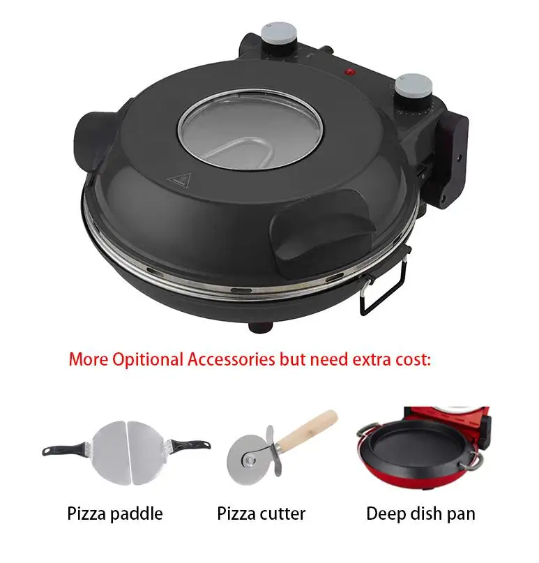Kitchen Appliance Electric Pizza Oven Multi-functionhigh Heat Stone ...