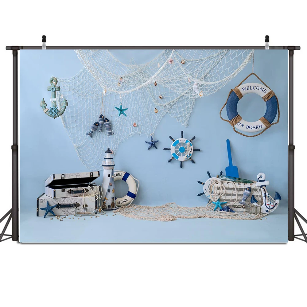 Boy's 1st Birthday Background Little List Of Maritime Explorers ...