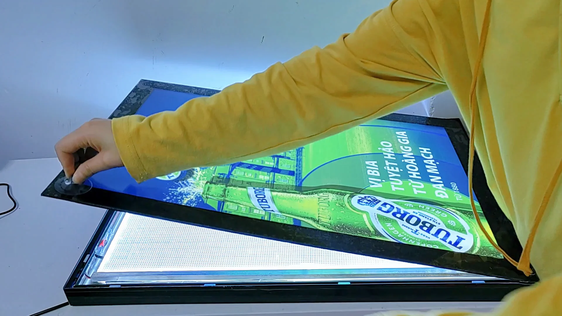 Led Magnetic Photoi Frame A1 A3 A4 Advertising Snap Frame Led Light Box ...