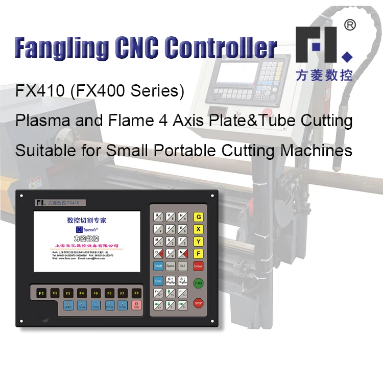 Fangling Low Cost Fx410 4 Axis Cnc Controller For Table Type Plasma Round Tube Square Tube ...