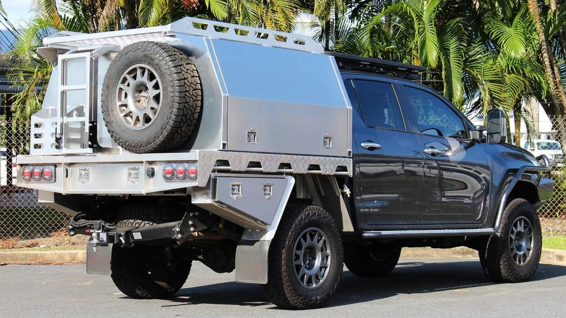 4x4 Wd Canopy Ute Truck Tray Aluminum Alloy Pickup Toolbox Ute Canopy ...