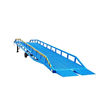 Mobile Hydraulic Boarding Bridge Forklift Unloading Platform Lower ...