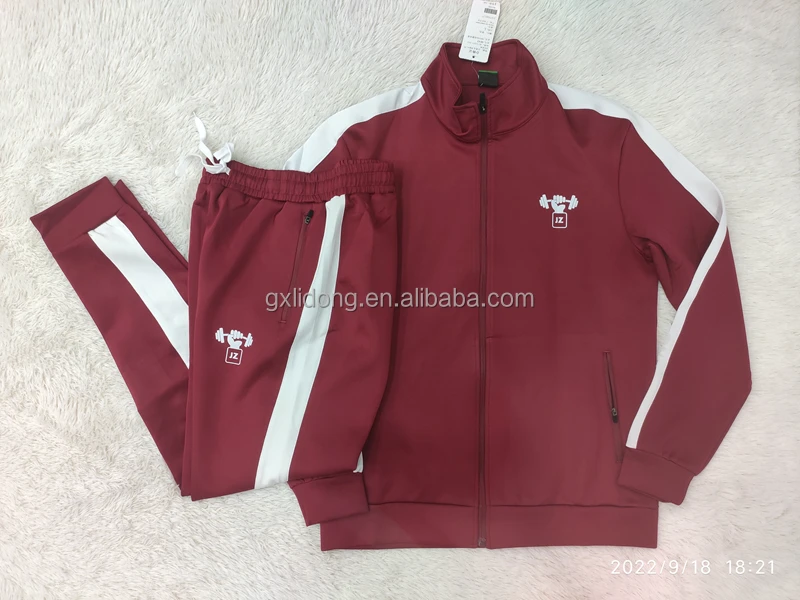 Custom Logo Mens Tracksuit Set Wholesale Private Label