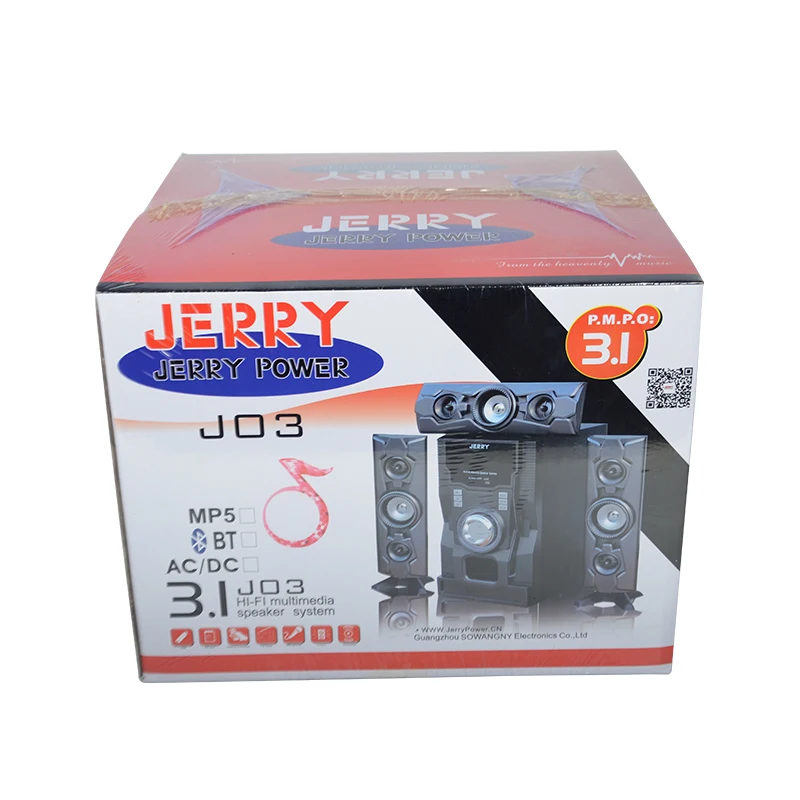 JERRY Electronic Woofer Speaker 3.1 - Portable & Powerful