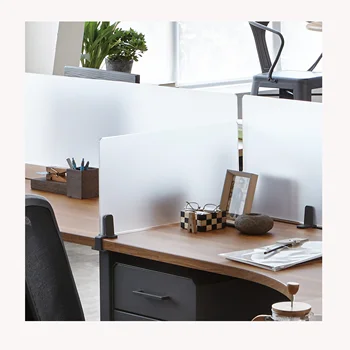 Foldable Student Table Partition Clear Plexiglass School Office Acrylic ...