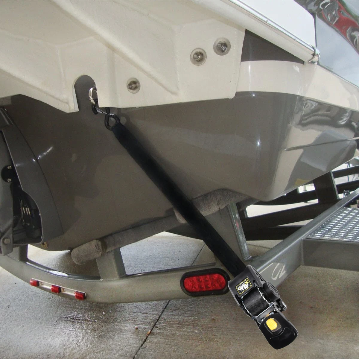 50mm Heavy Duty Retractable Boat Transom Strap System