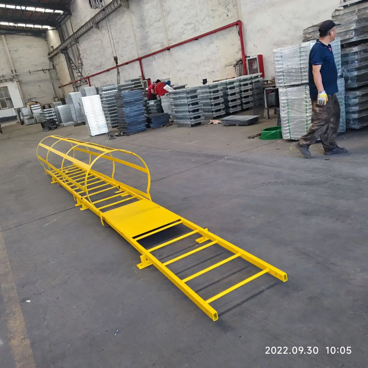 Aluminum Stair Case Safety Manhole Cage Step Ladder Climb Step Ladder ...