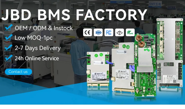 Jiabaida Battery Management System 3s Bms 20a Smart Bms 4s 12v Lifepo4 Bms For Lithium Ion ...