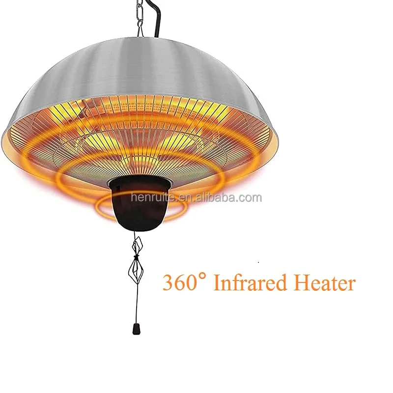 1500w Ip55 Waterproof Electric Hanging Heater Ceiling Mounted Patio ...