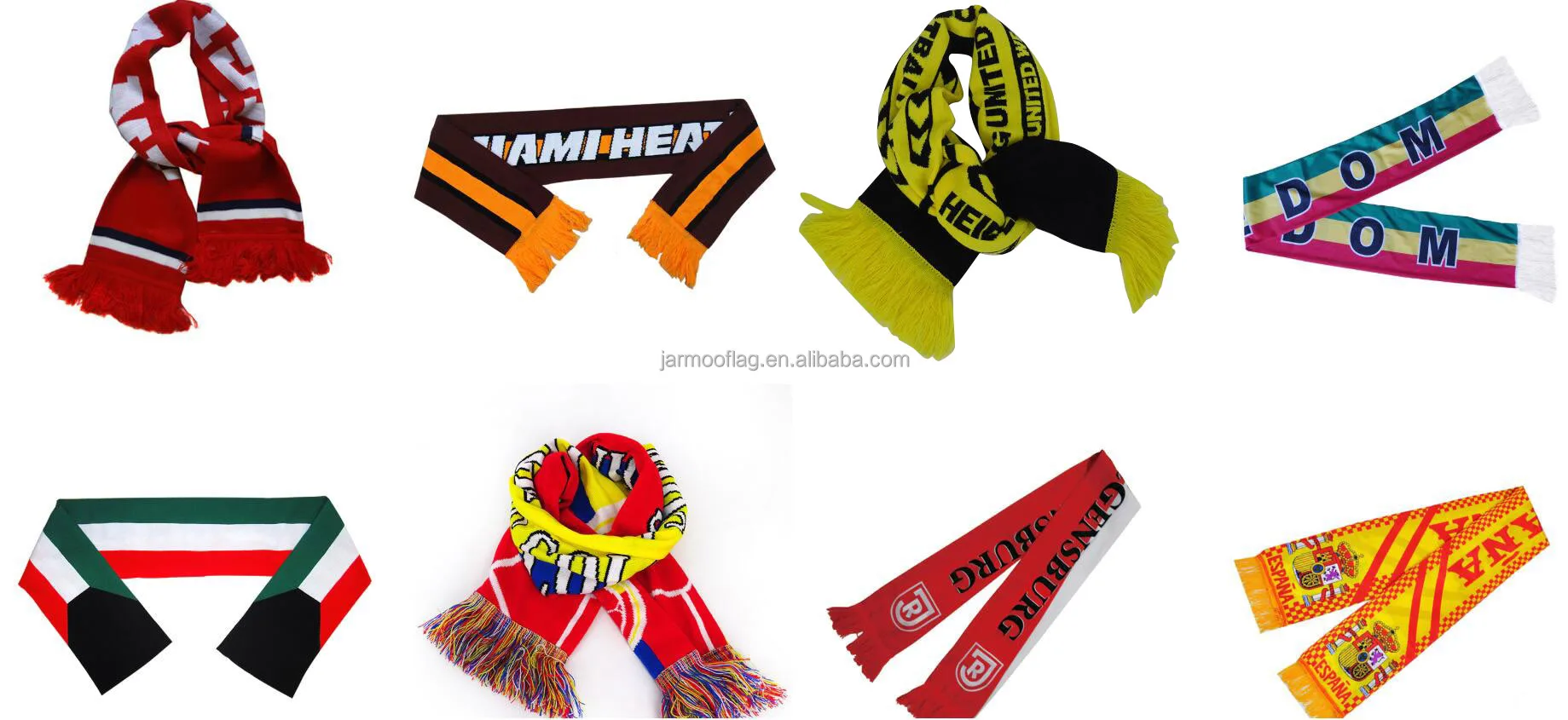 Bufanda Deportiva Tejida con Bordado de Club, Bufanda de Fútbol para ...
