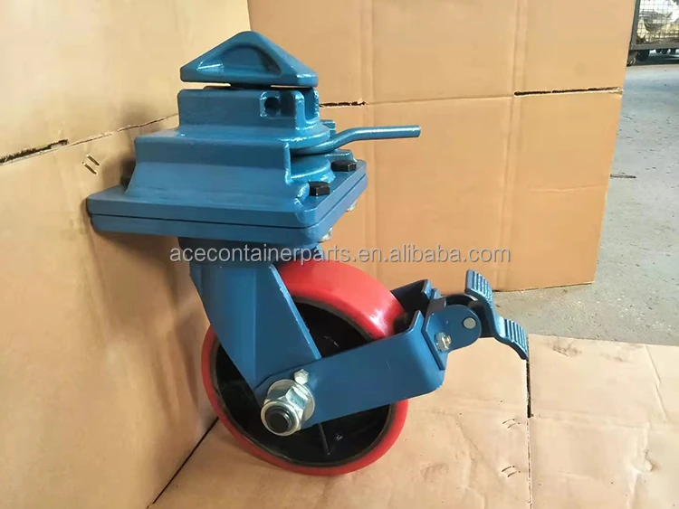Heavy Duty Caster ISO Shipping Container Moving Wheels