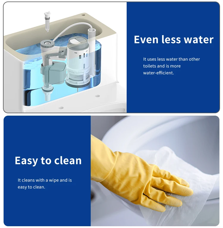 Factory Direct WC Sanitary Wares Bathroom Water Closet Ceramic Marble ...