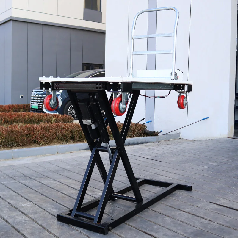 500kg Electric Lift Platform Cart - Hydraulic Scissor Lift