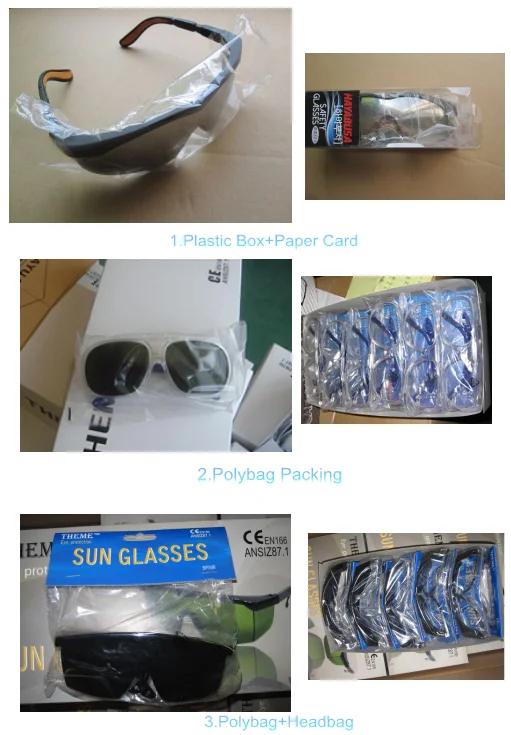 Ant5ppe Safety Glasses Anti Fog Strach Clear Dark Lens Pc Frame Eye ...