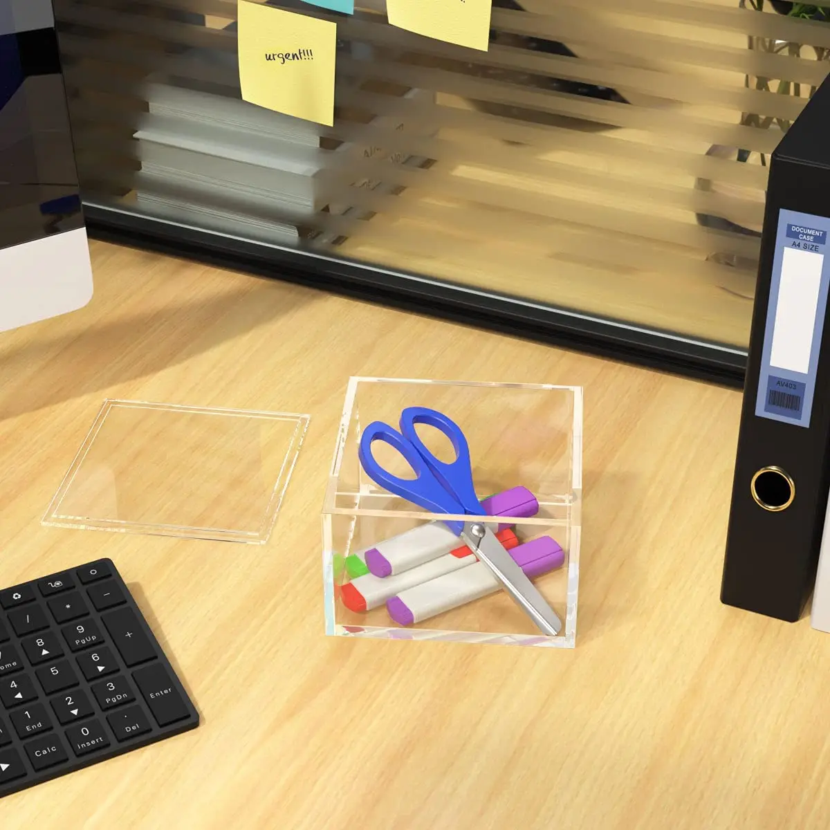 Glam Acrylic Display Boxes - Clear Cube Risers for Collectibles