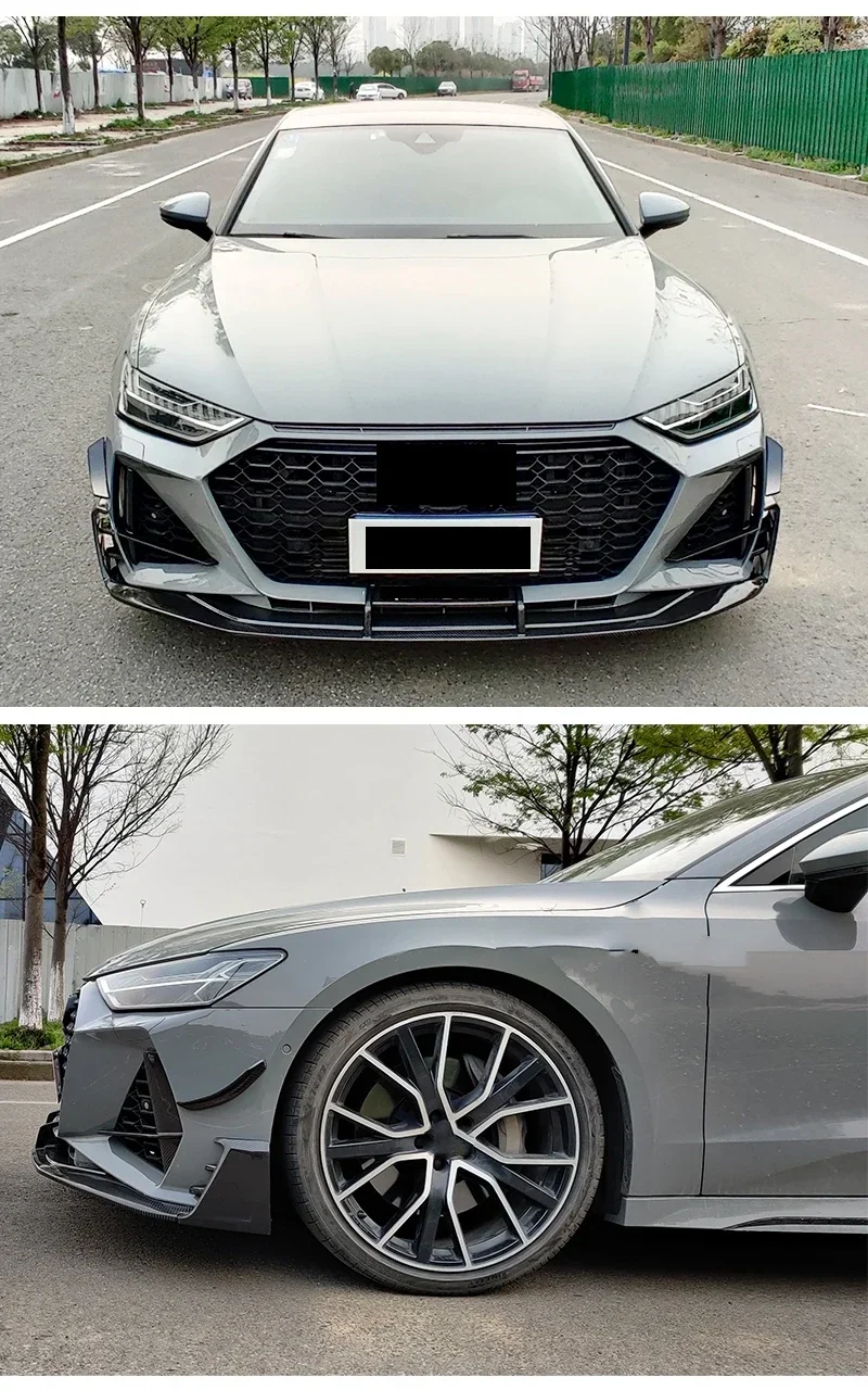 Body Kit For Audi A7 S7 2019-22 Upgrade To Rs7 Front Bumper Grill Mask ...