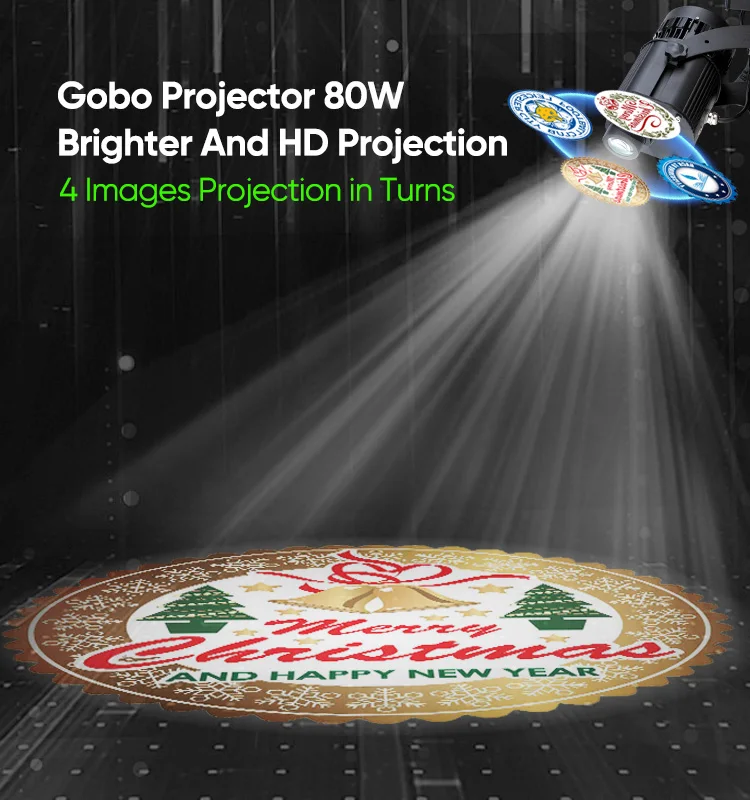 Interchangeable Gobo Sharpy Light - 100W Advertising Logo Projector