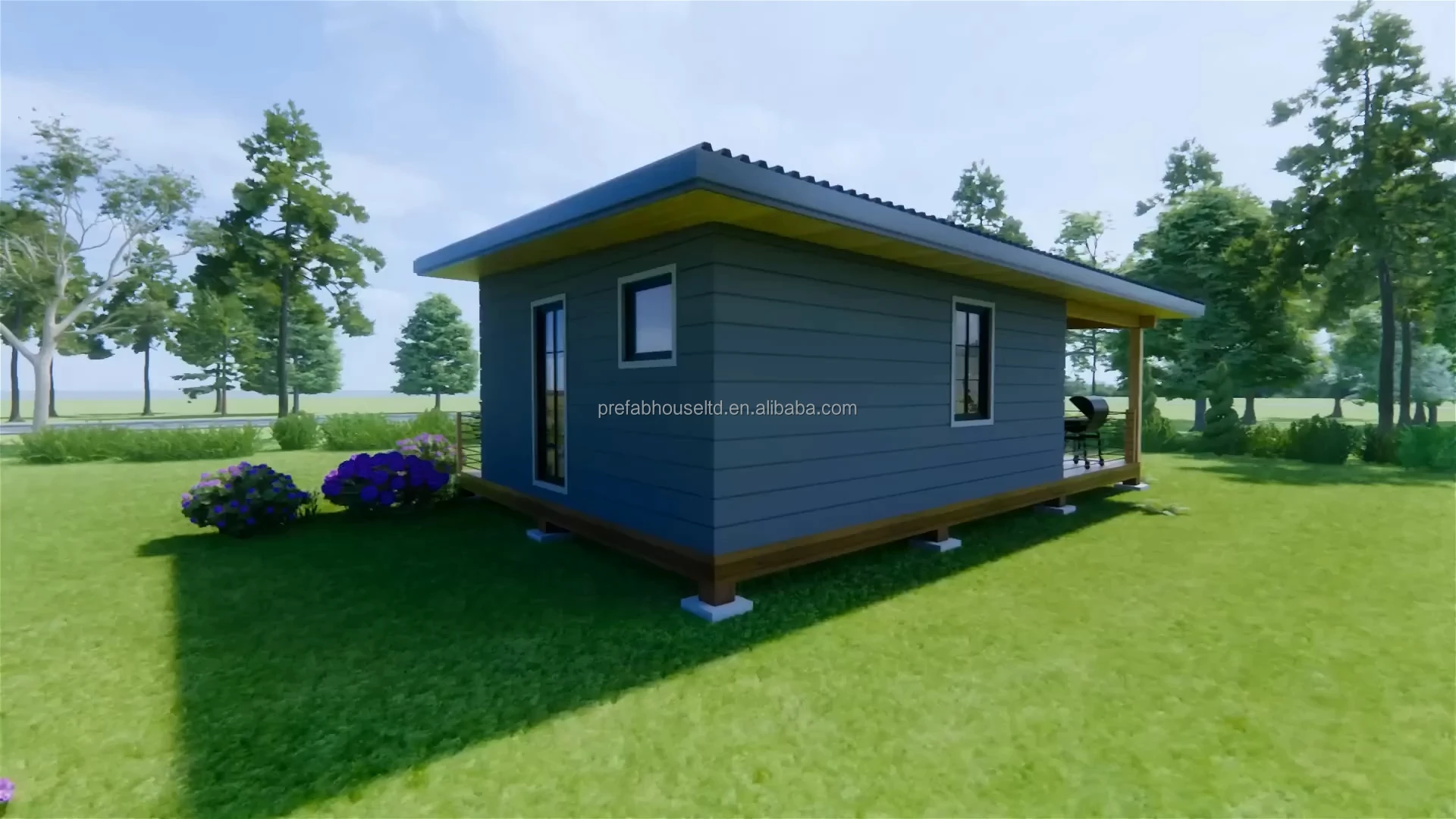 32 Square Meters 2 Bedroom Luxury Prefabricated House