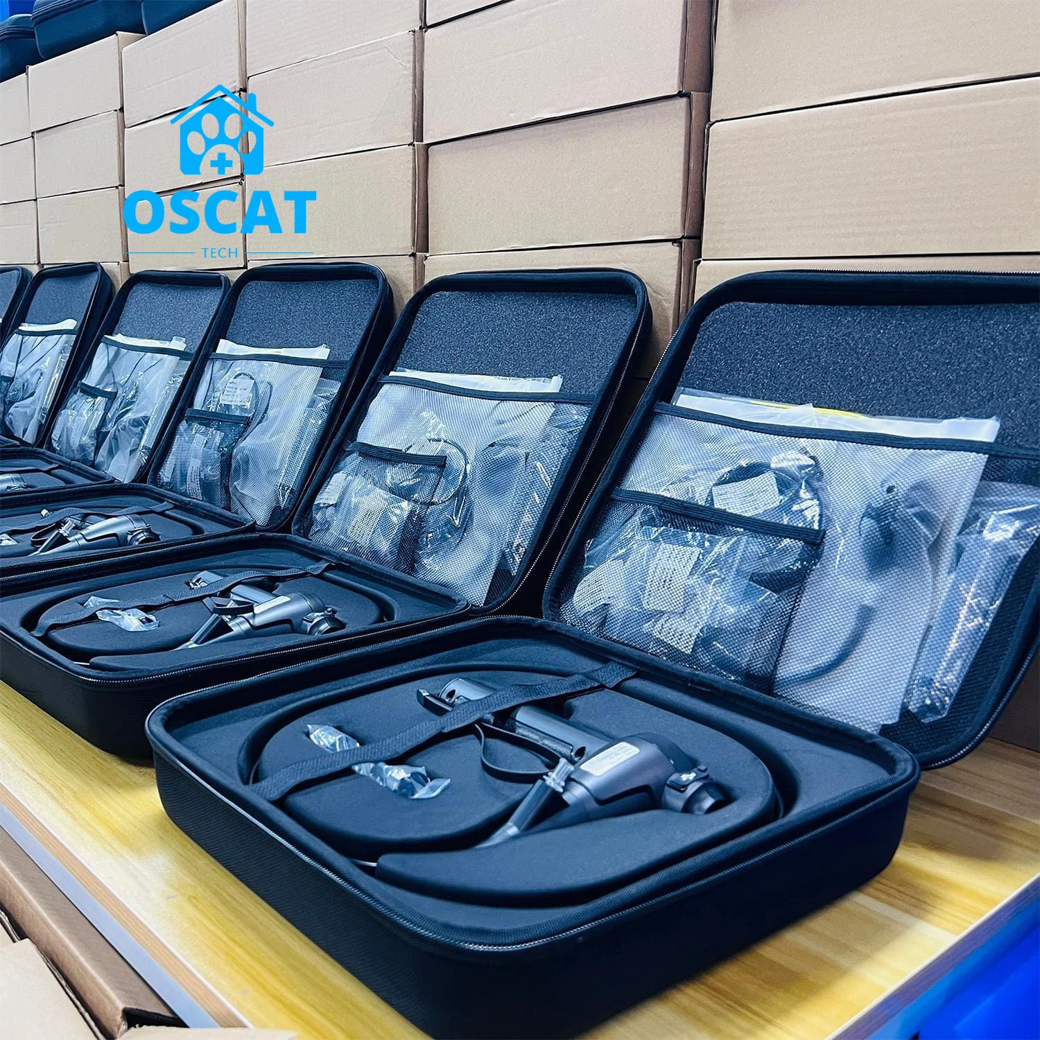 OSCAT Vet Equipment Endoscopy for Lung Lavage Airway Foreign Body Clamping Respiratory Endoscopy ...