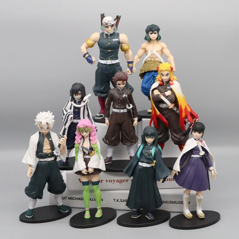 Anime Figure Demon Slayer Action Figures Japanese Cartoon Character PVC ...