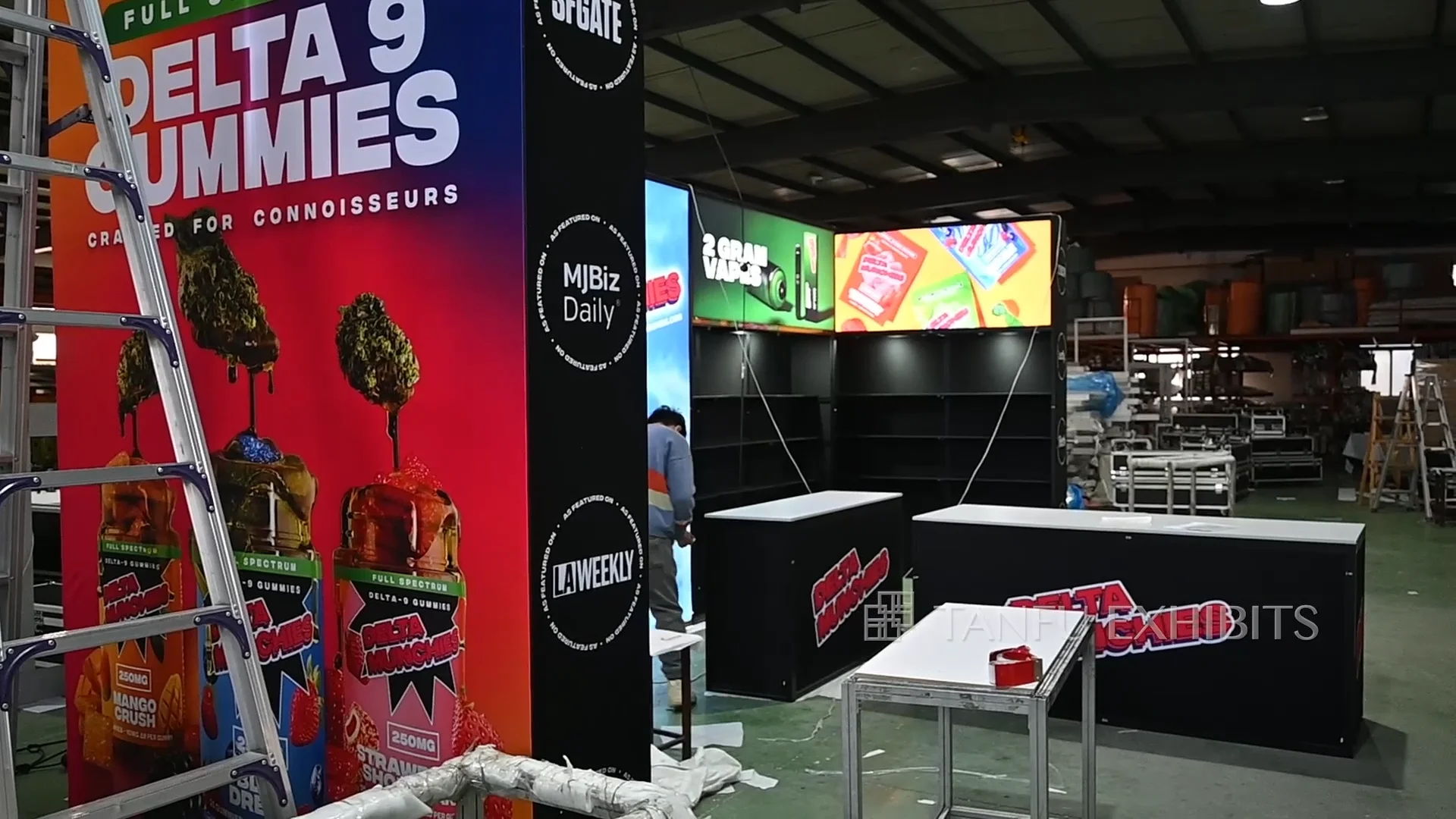 20x20ft Custom Trade Show Booth Stand Exhibition Booth Expo Backdrop ...