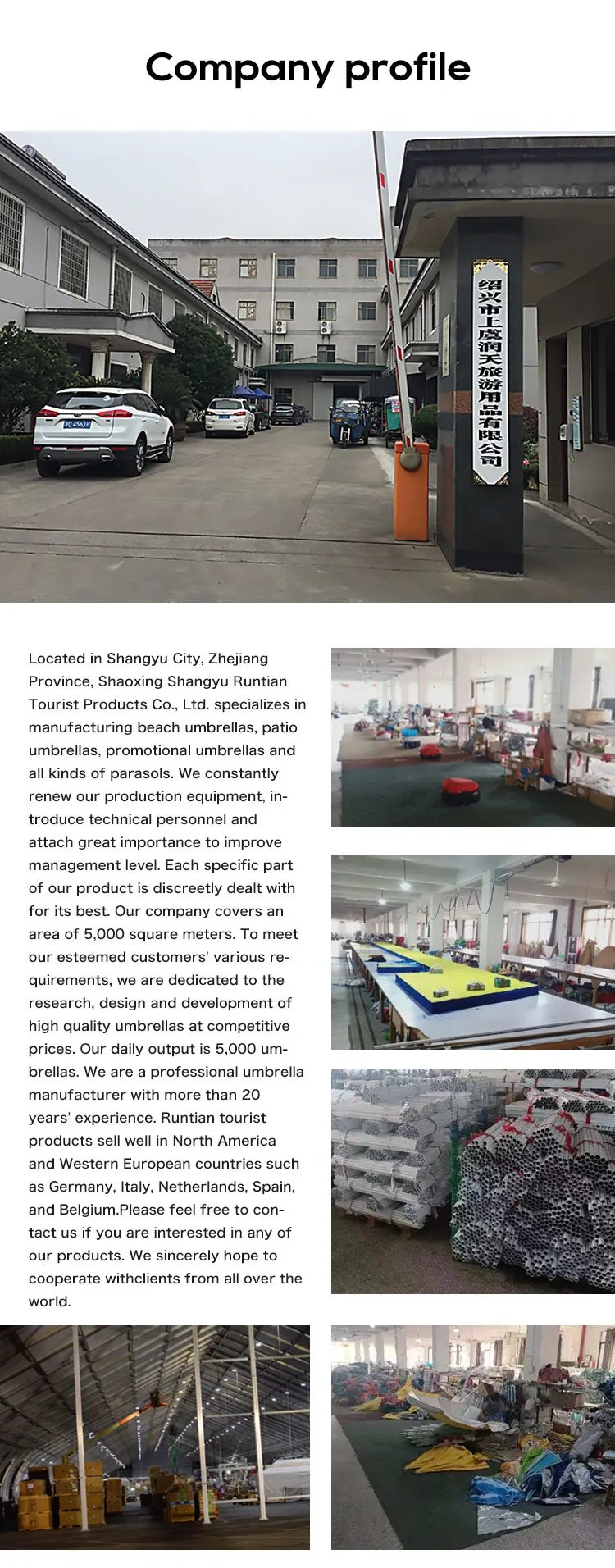 Commercial Garden Roman Banana - Durable Outdoor Umbrella