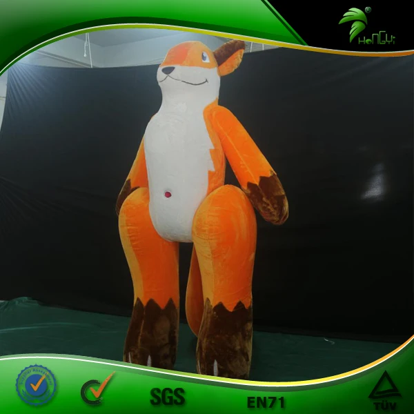 Hongyi Custom Sexy Fox Inflatable Furry Suit Inflatable Cartoon Animal ...