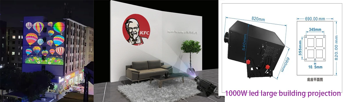 240w Sign Ip65 Restaurant Logo Projector Gobo Projector Led Recessed ...