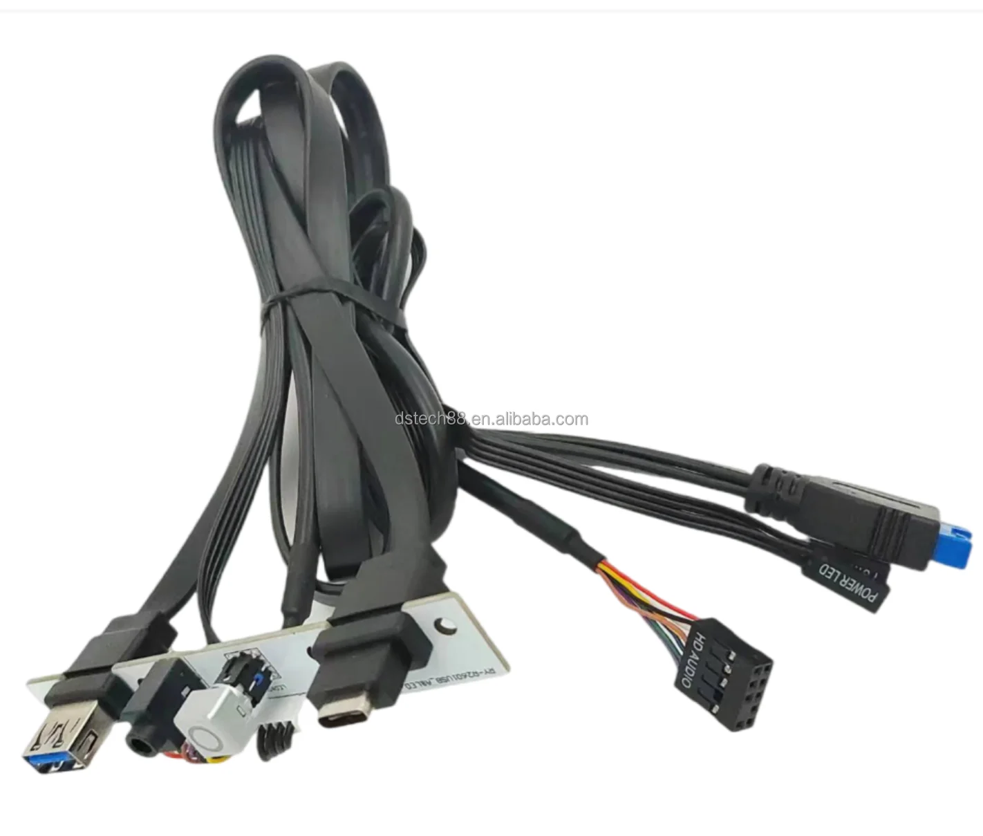 Pc Computer Case Pcb Front Panel Usb 3.0 And Hd Audio And Power Sw And ...