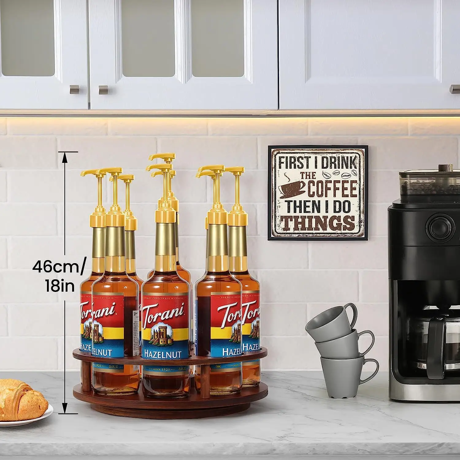 Lazy Susan Organizers - Eco-Friendly Spice Bottle Storage