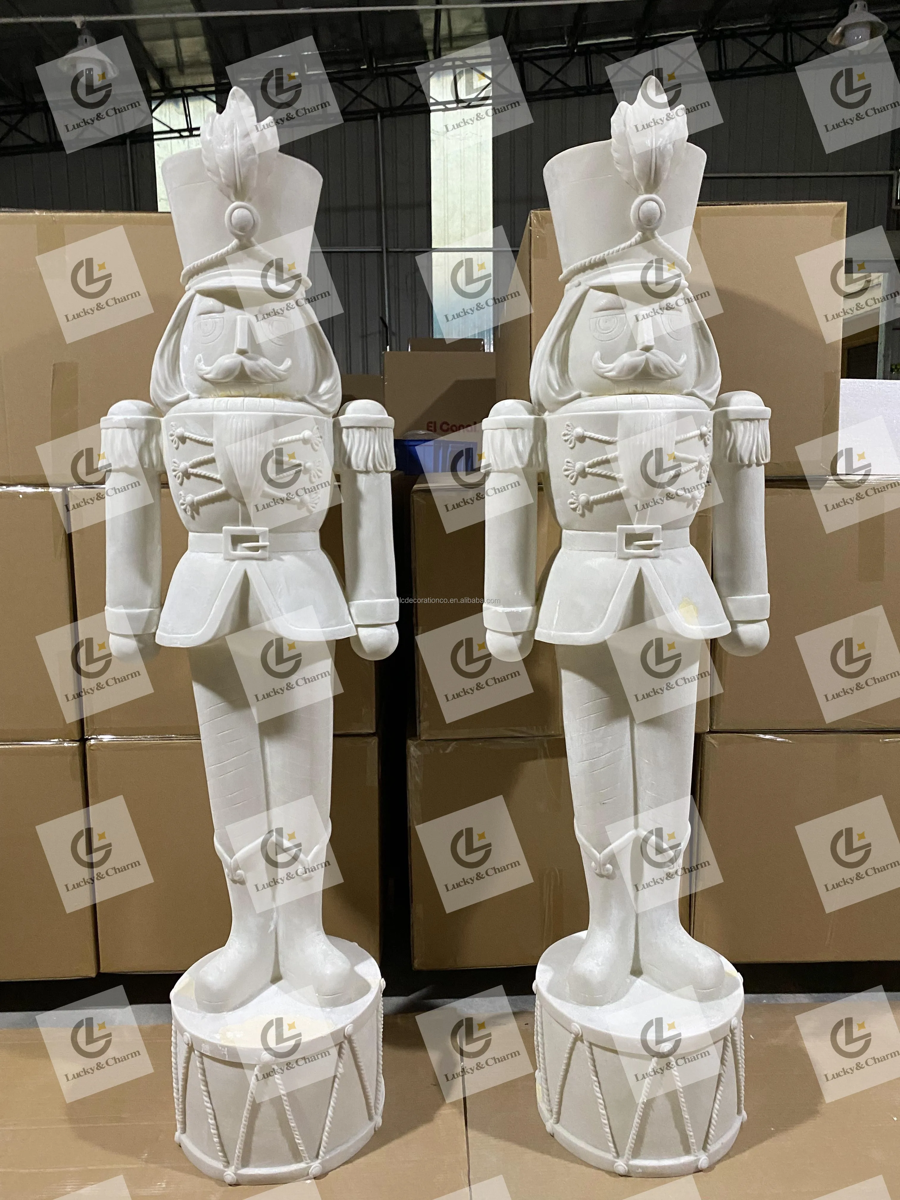 Giant Christmas Nutcracker Resin - DIY Outdoor Decoration