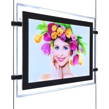 New 2024 A1 A2 A3 A4 Advertising Screen Acrylic Poster Holder Light Box ...
