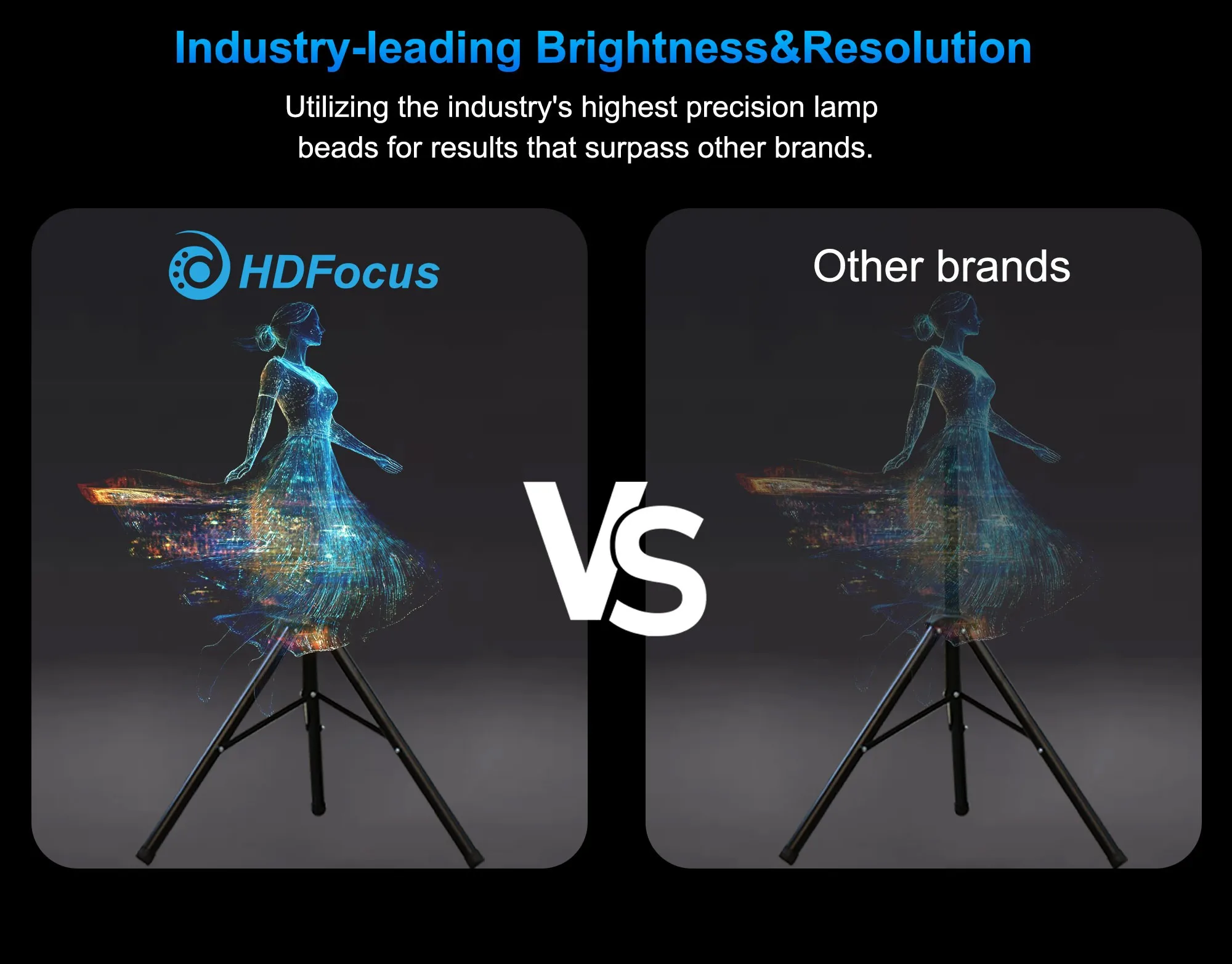 Wall-mounted 3D Hologram Fan - Ultra Slim Design & Brightness