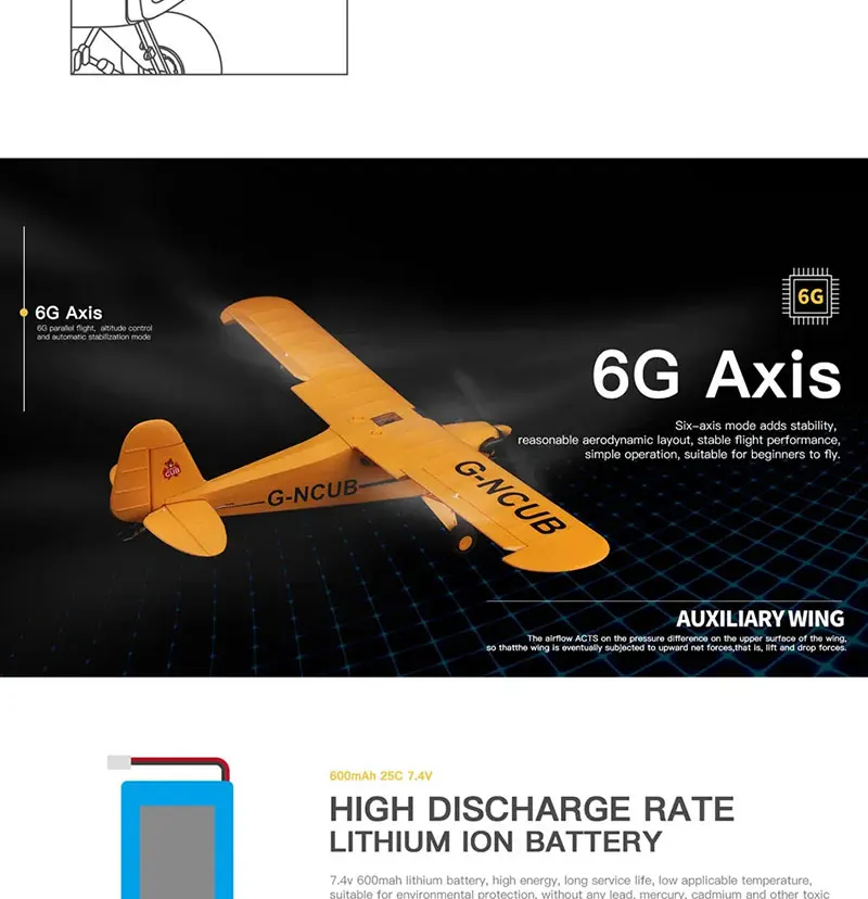 Wl Toys Xk A160 Epp 65cm Wingspan 3d/6g Brushless Hobby Remote Radio Control Aircraft Model ...