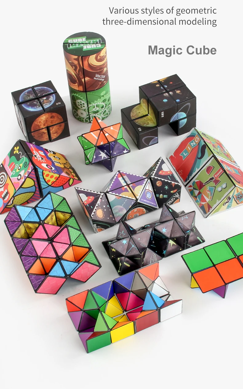 Infinity Cube Fidget Toy - Stress Relief & Education