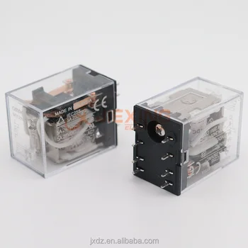 My2 My2n 24v Dc24v 24vdc Relay Pcb Mount 8pin White Case High Quality ...