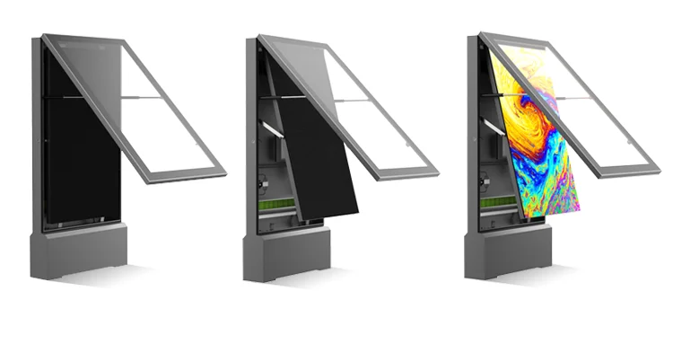 P3 P4 P5 Dual Side Outdoor Street Poster Display Panel Led Screen Wall ...