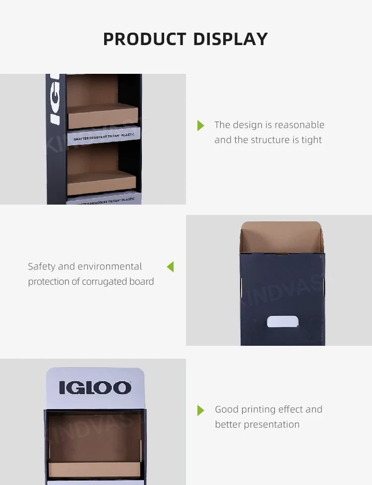 Custom Supermarket Cardboard Beverage Spirits Display Racks Cardboard ...