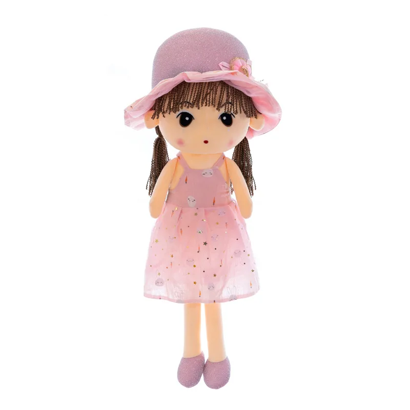 Custom Beautiful Plush Toy - Human Plush Baby Black Girl Rag Dolls