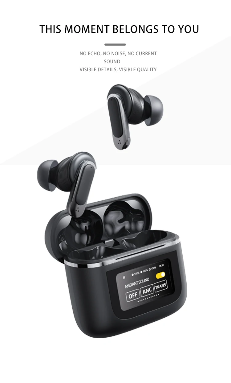 2024 V8 Wireless Headphones - ANC Noise Reduction Gaming Earphones